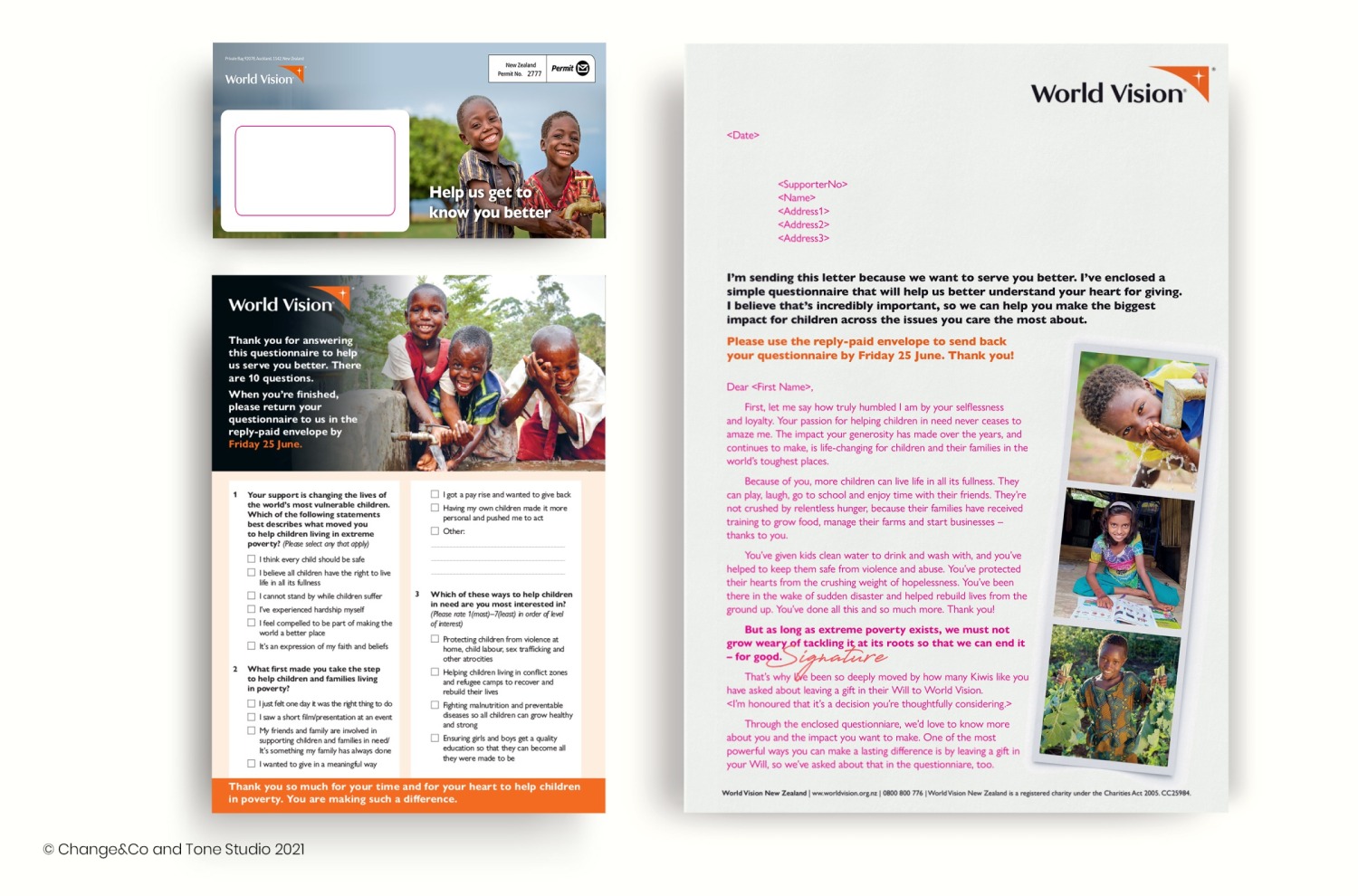 World Vision NZ Bequest Survey case study